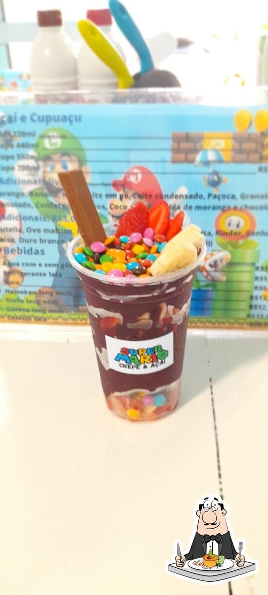 Menu at Super Mario Crepe E Açaí, Porto Belo