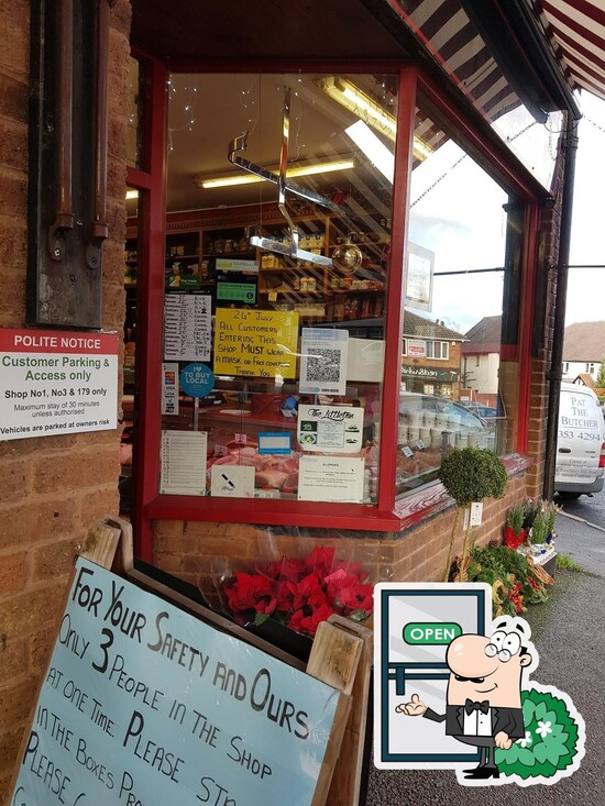 Menu at Pat's Butchers, Sutton Coldfield
