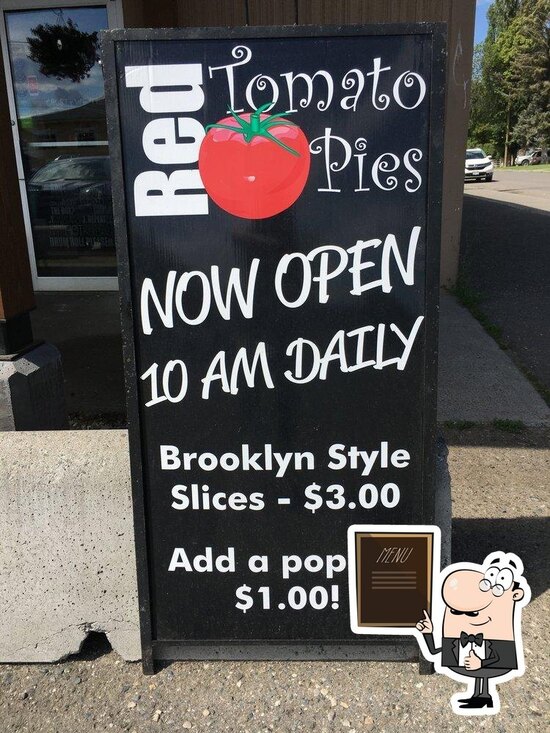 Menu at Red Tomato Pies Ltd pizzeria, Williams Lake