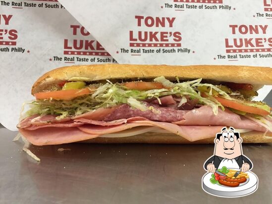 Carta del restaurante Tony Luke's, Atlantic City, Boardwalk