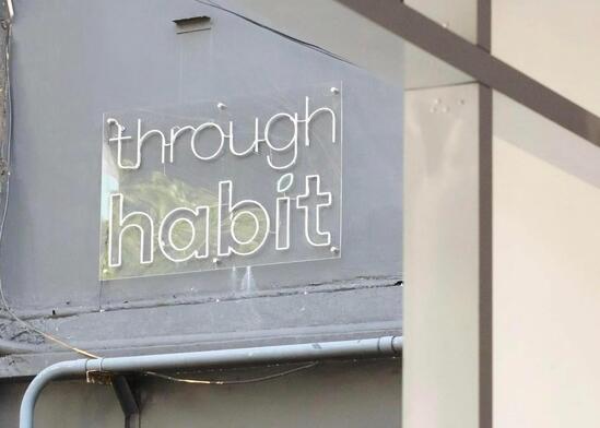 Menu at Through Habit Cafe, Quezon City