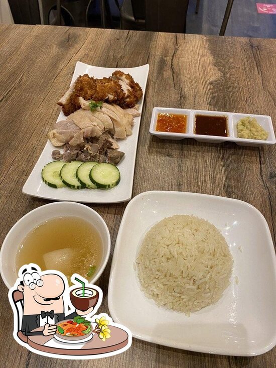 Menu at Cily Chicken Rice and Thai food restaurant, Philadelphia