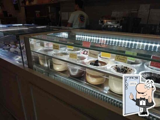 Menu at Pesca Gelato cafe, West Jakarta