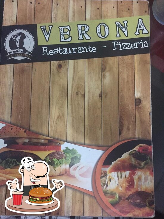 Menu at Verona la pizzería, San Gil