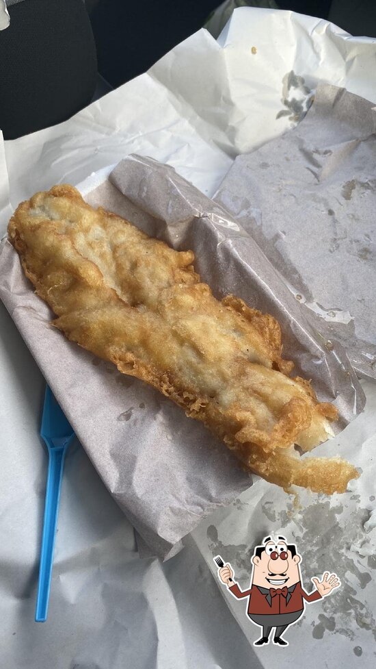 Menu at The Golden Fish Bar, St Helens