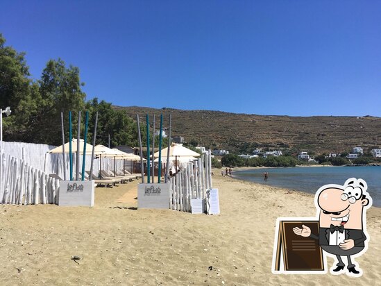 Menu at Lefko Beach Bar, Agios Romanos