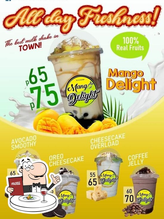 Menu at Mango Delight-Dipaculao, Dipaculao
