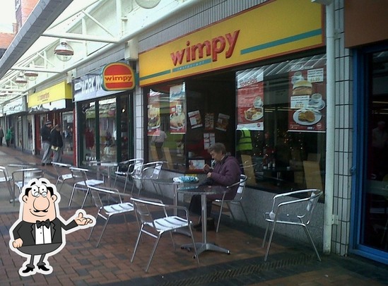 Menu at Wimpy cafe, Birkenhead