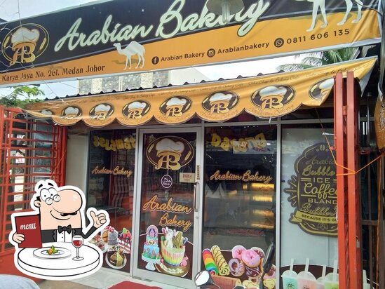 Menu at Arabian Bakery, Medan