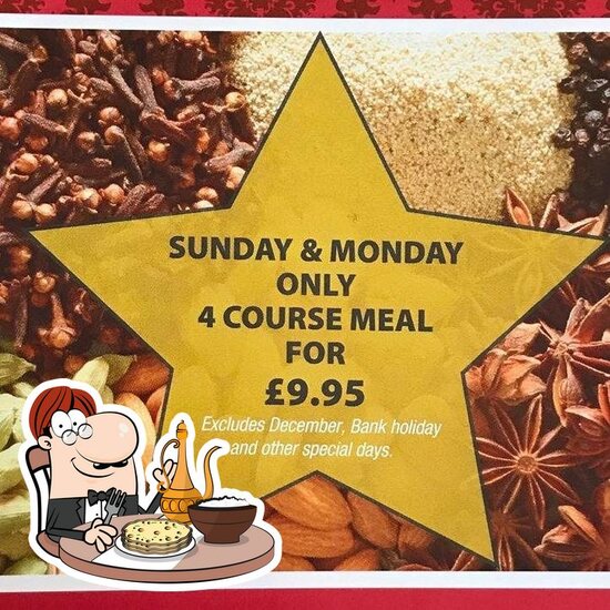 Menu at The Aroma Spice restaurant, Leicester
