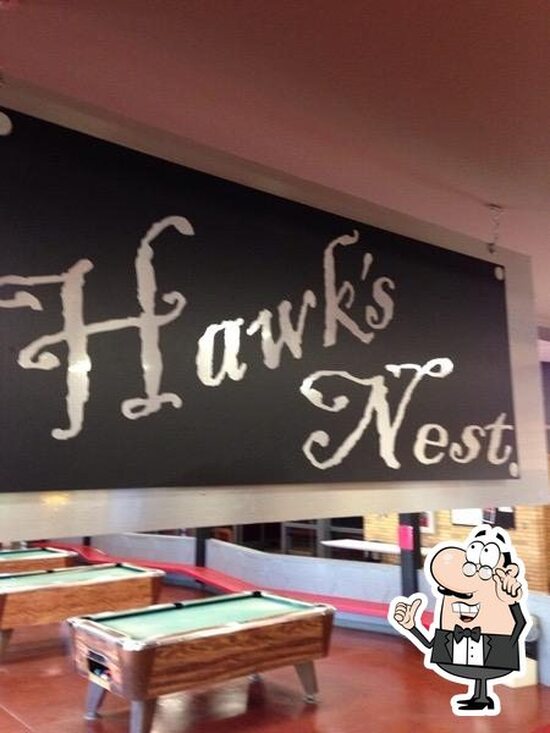 Menu at Hawk's Nest cafeteria, Big Spring