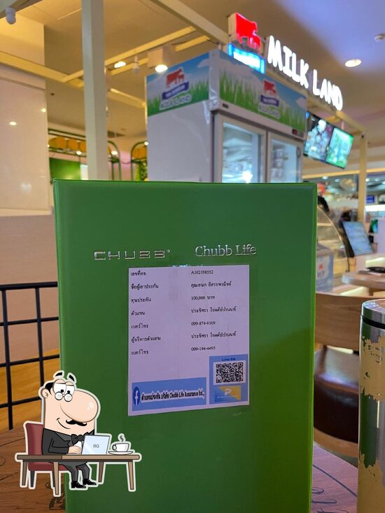 Menu at Milk Land(Thai-Denmark) cafe, Bangkok