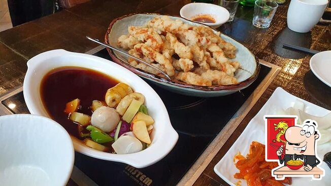 Menu at Sinseon restaurant, Seoul, Magok-dong