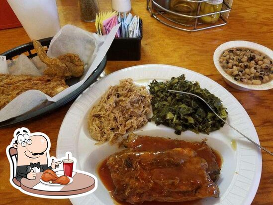 Menu at Jackson's Big Oak Barbecue, Wilmington