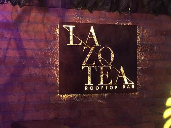 Menu at Lazotea Rooftop-Bar, Medellín