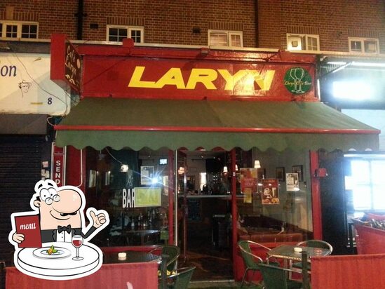 Menu at Laryn Cafe Bar, London
