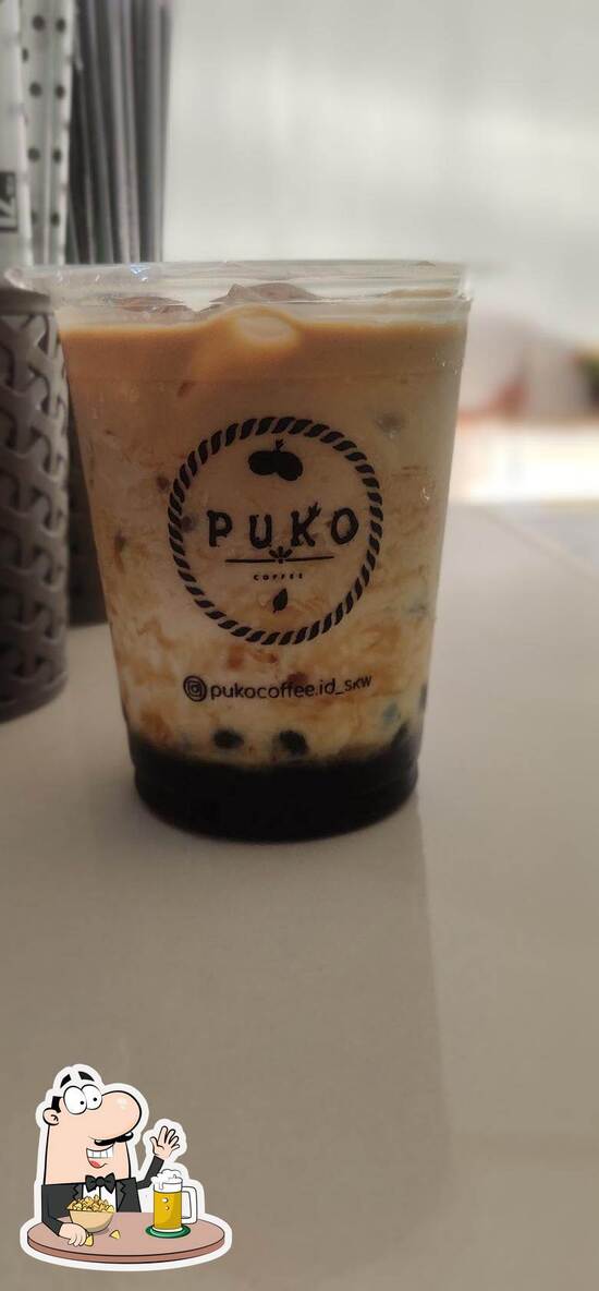 Menu at PuKo Coffee cafe, Singkawang