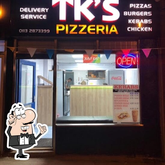 Menu at Tk's Pizzeria, Leeds