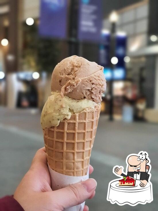 Menu at Snowflake Luxury Gelato, London, The O2 Entertainment District