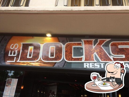 Menu at Les Docks Restaurant, Verdun