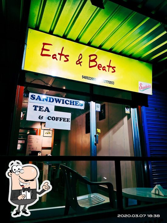 Menu at Eats & Beats, Kodaikanal