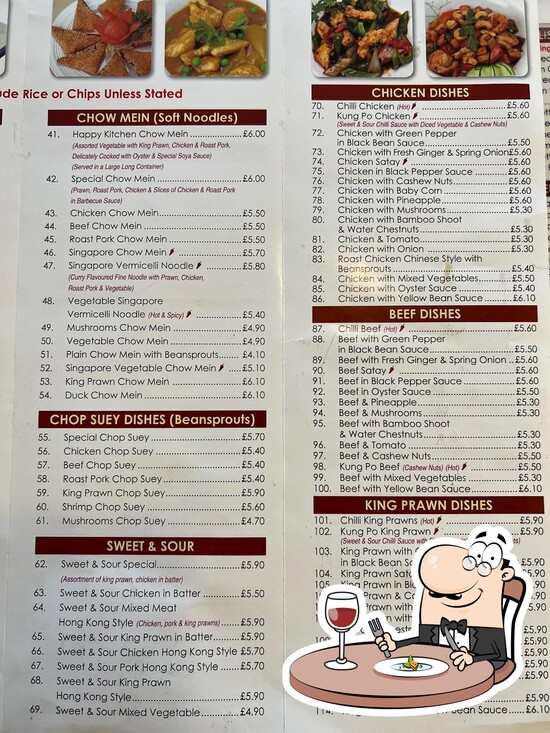 Happy Kitchen, Leicester - Restaurant menu, prices and reviews