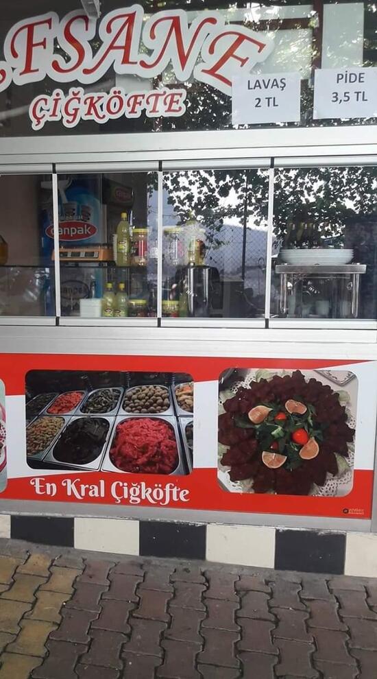 Menu at Efsane Çiğköfte, Adıyaman