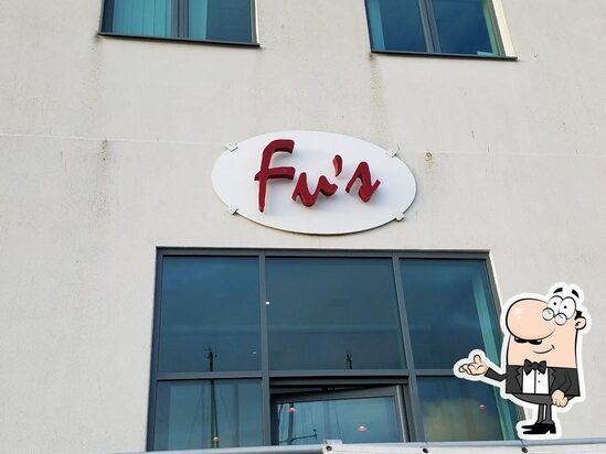 Menu at Fu's restaurant, Caernarfon, Block A