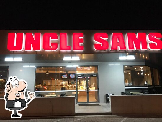 Menu at Uncle Sam's fast food, Darwin City