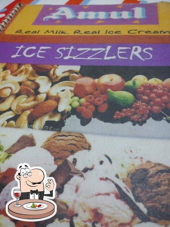 Menu at Amul, Anantapur, Subash Road