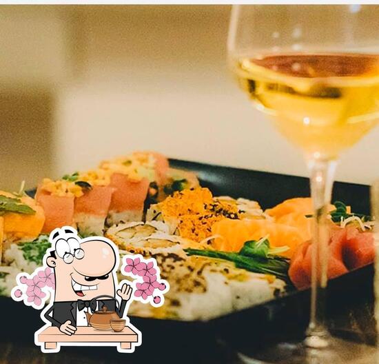 Menu at MK Sushi restaurant, Warsaw