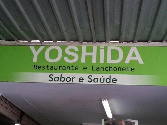 Menu at Yoshida restaurant, Brasília