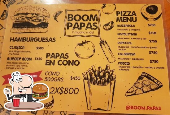 Menu at Boom Papas pub & bar, Resistencia