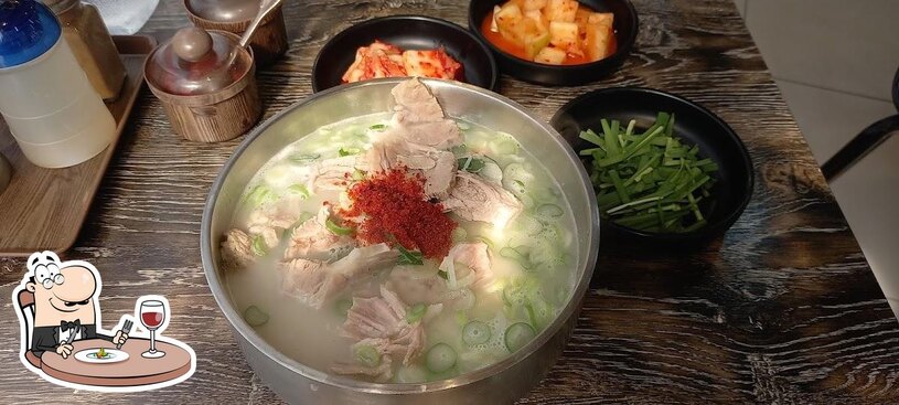 Menu at Hadongjin restaurant, Seoul, 298-42 Haengdang-dong
