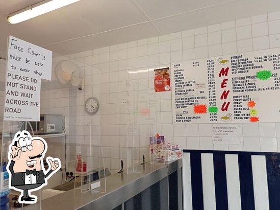 Menu at Heacham Fish Bar, Heacham