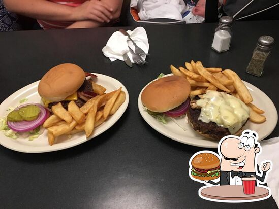 Menu at Oscar's Classic Diner cafe, Jefferson City