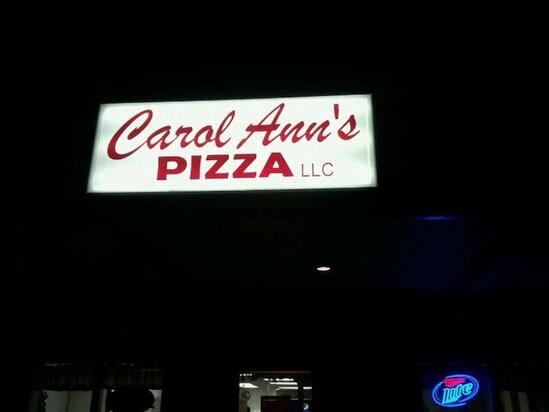 Menu at Carol Ann's Pizza LLC pizzeria, Hubertus