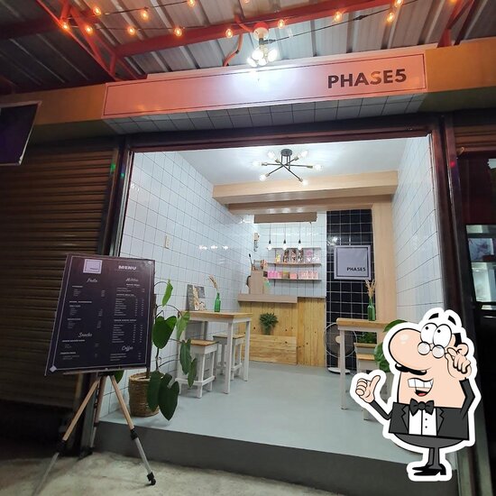 Menu at PHASE5 Cafe, Imus