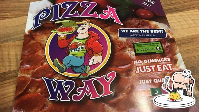Menu at Pizza Way pizzeria, Scarborough, 1A High St