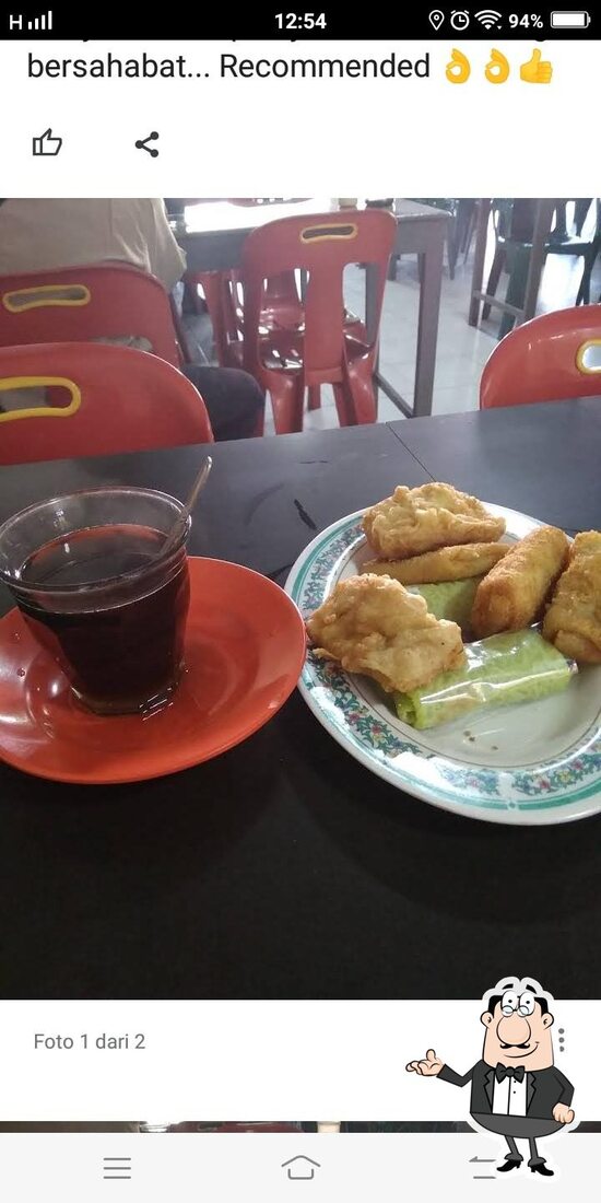 Menu at ayam geprek juragan cafe, Lhokseumawe