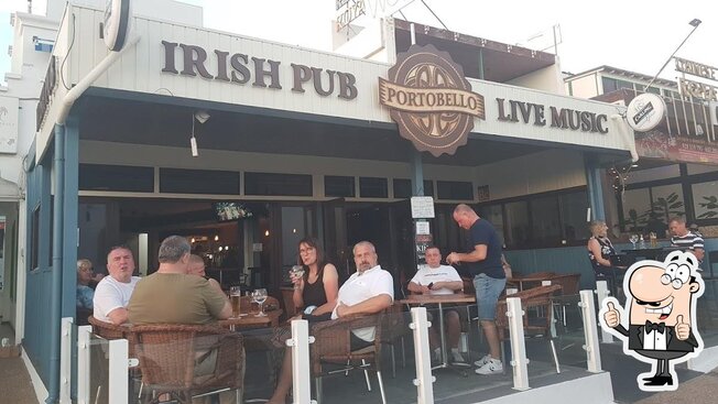 Carta de The Portobello Irish Pub, Playa Blanca