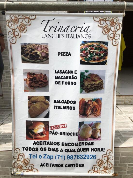 Menu em Trinacria Rosticceria Italiana pub & Bar, Salvador