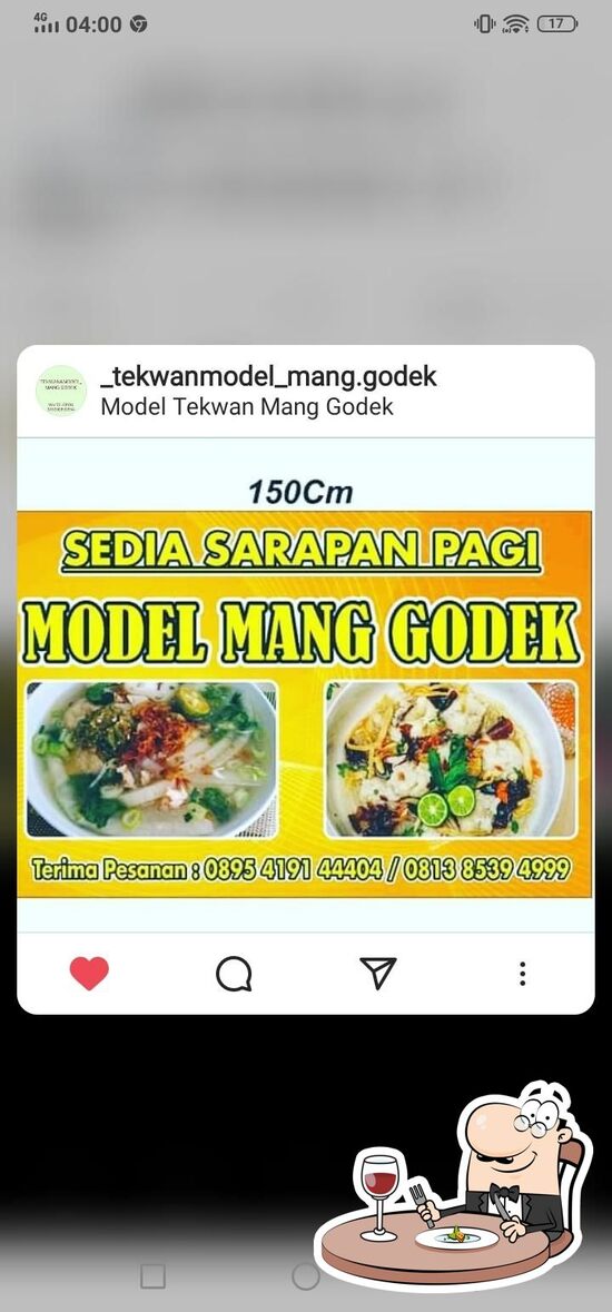 Model Tekwan Mang GODEK restaurant, Palembang - Restaurant reviews
