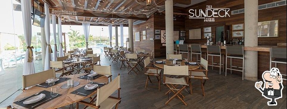 Menu at The Sundeck Restaurant, Puerto Aventuras