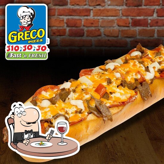 Menu at Greco Pizza pizzeria, Edmundston, 56 Ch Canada