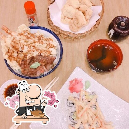 Menu at Tenya Tempura Tendon restaurant, Mandaluyong