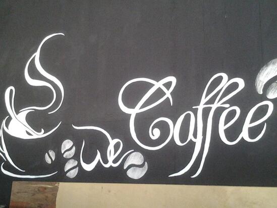 Menu at We Coffee cafe, Makassar
