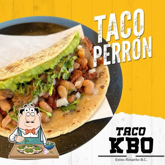 Menu at Taco Kbo restaurant, Cabo San Lucas