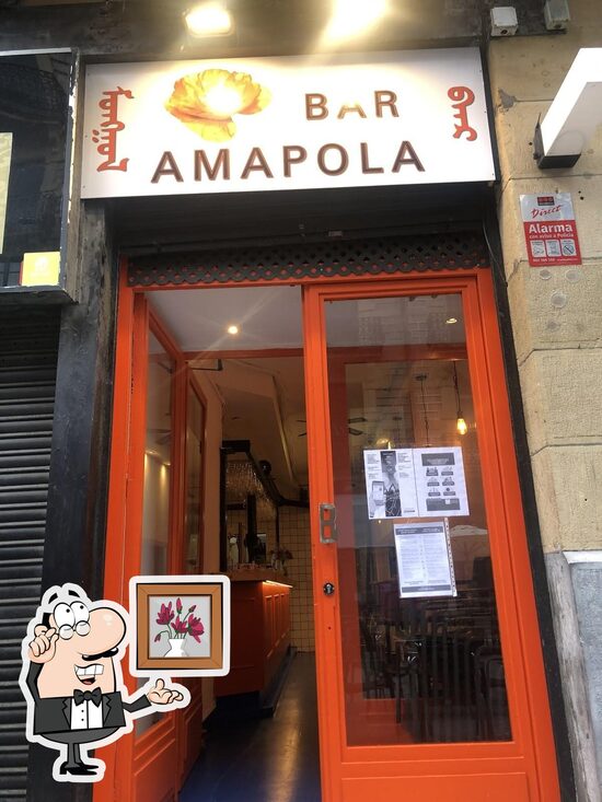 Menu at Bar Amapola, San Sebastián