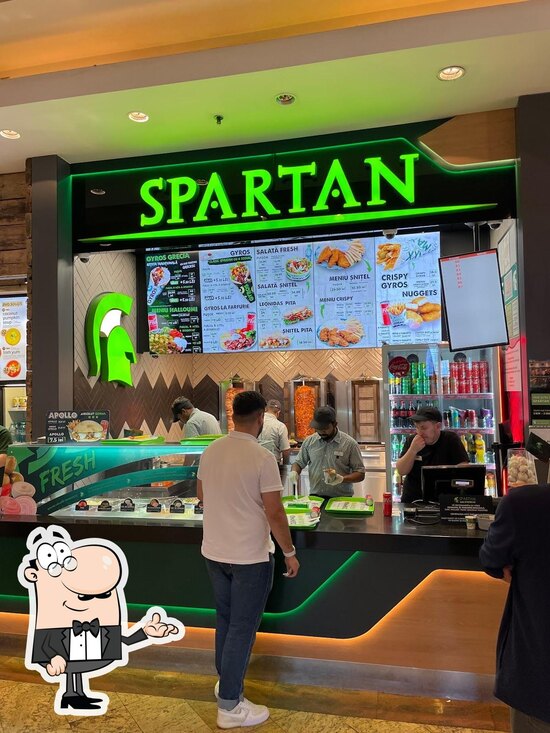 Menu at Spartan, Bucharest, Șoseaua București-Ploiești 42D
